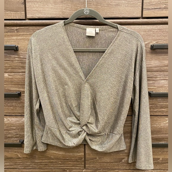 Good Luck Gem | Tops | Good Luck Gem Gold Top | Poshmark